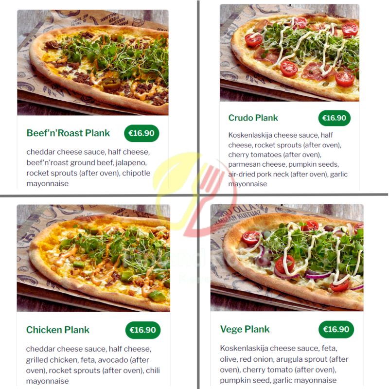 Kotipizza Menu Prices in English May 2026 | Finland Food Menu