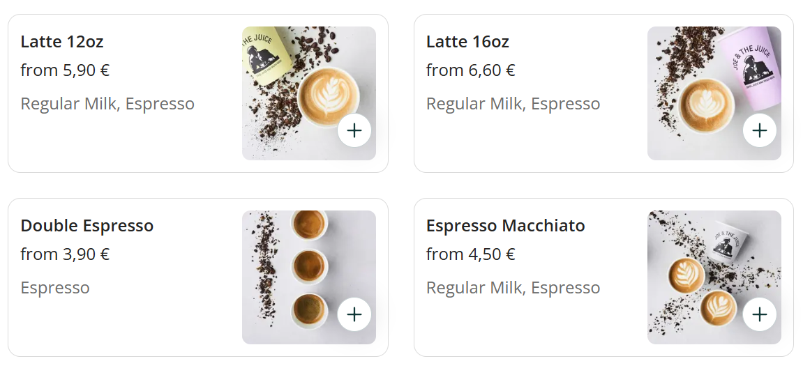 Joe & The Juice Menu Prices May 2026 | Finland Food Menu